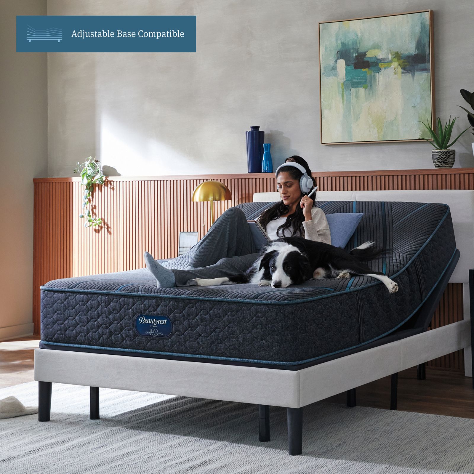 Beautyrest Hybrid Medium Firm Mattress Set