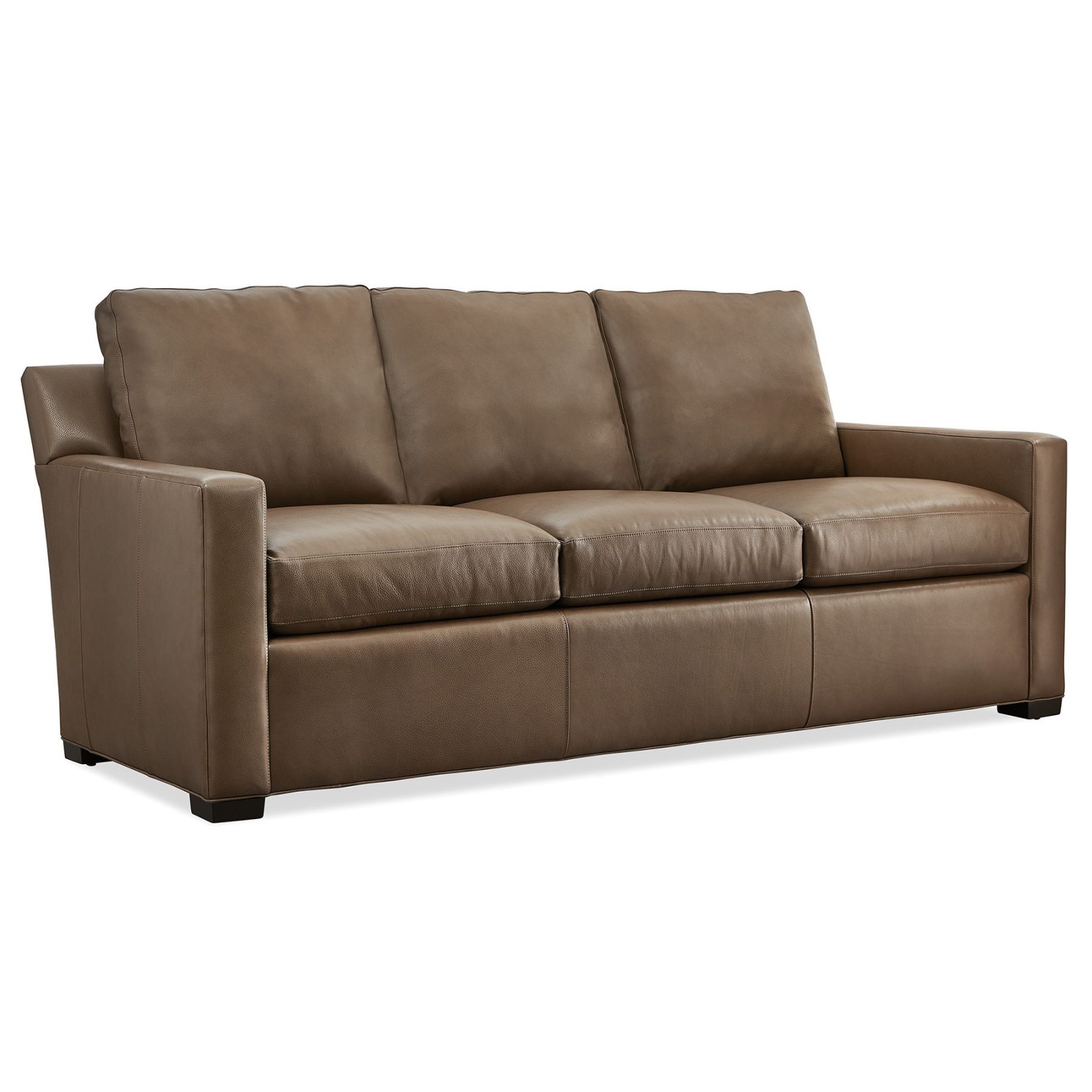 Luna Truffle Leather Sofa