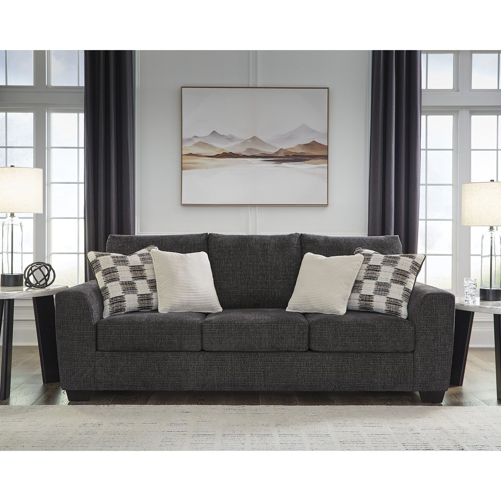 Loreo Ebony Queen Sleeper Sofa